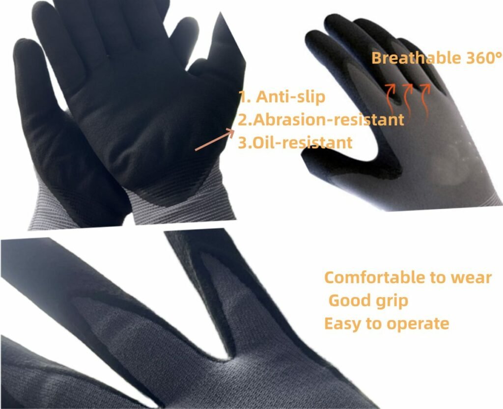 Super Flex 15 Gauge Nylon Spandex Shell With Microfine Nitrile Foam ...
