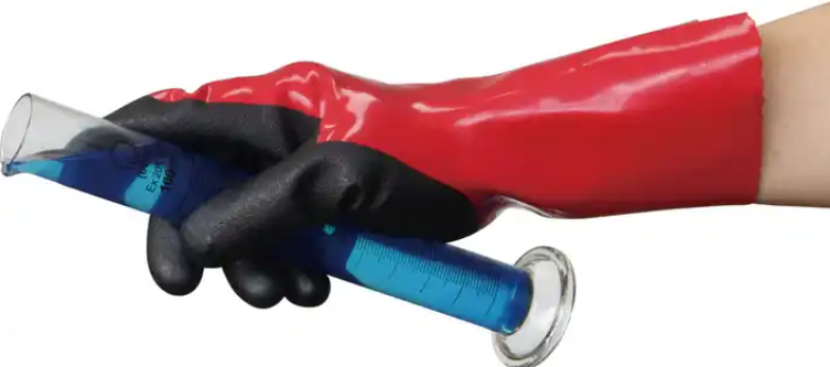 Soft Anti-Chemical PVC-Coated Gloves(PVC108) - Everpro Gloves