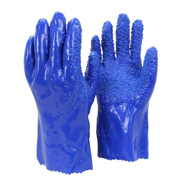 Super Grip Oil Roof Chemical Resistant Pvc Coated Glovespvc106 Everpro Gloves