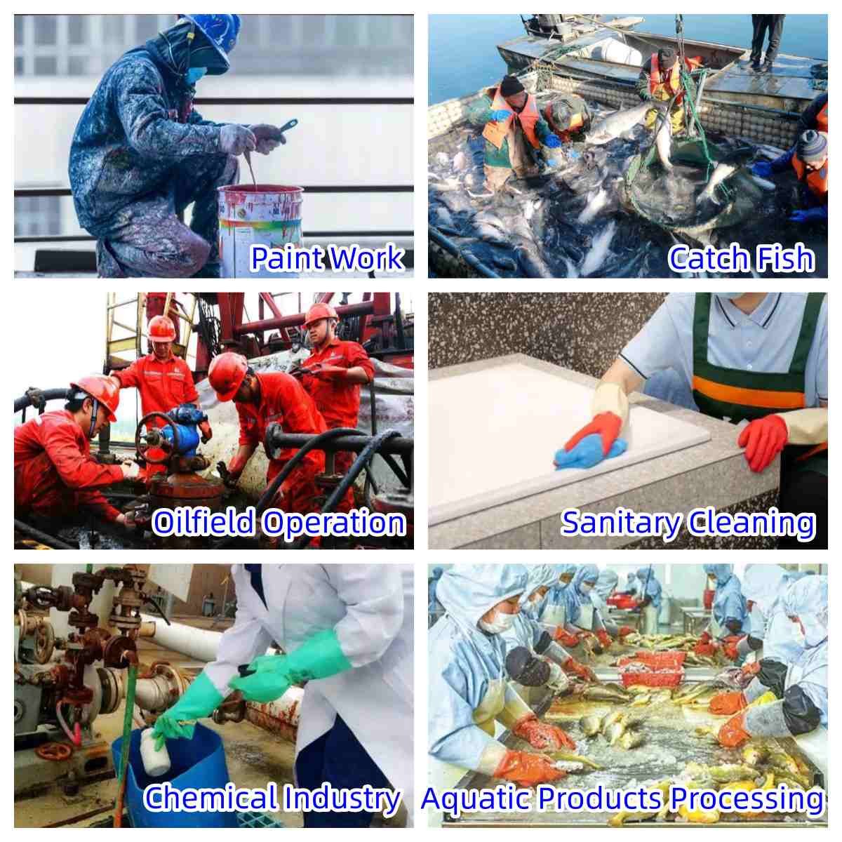 Super Grip Oil Roof Chemical Resistant PVC Coated Gloves(PVC106 ...